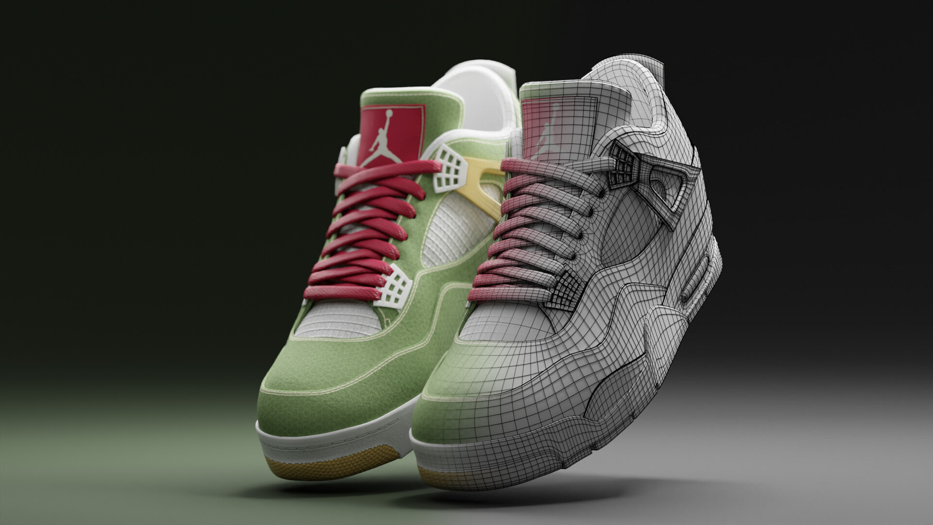 ArtStation - Air Jordan 4 - Nike shoes - 05
