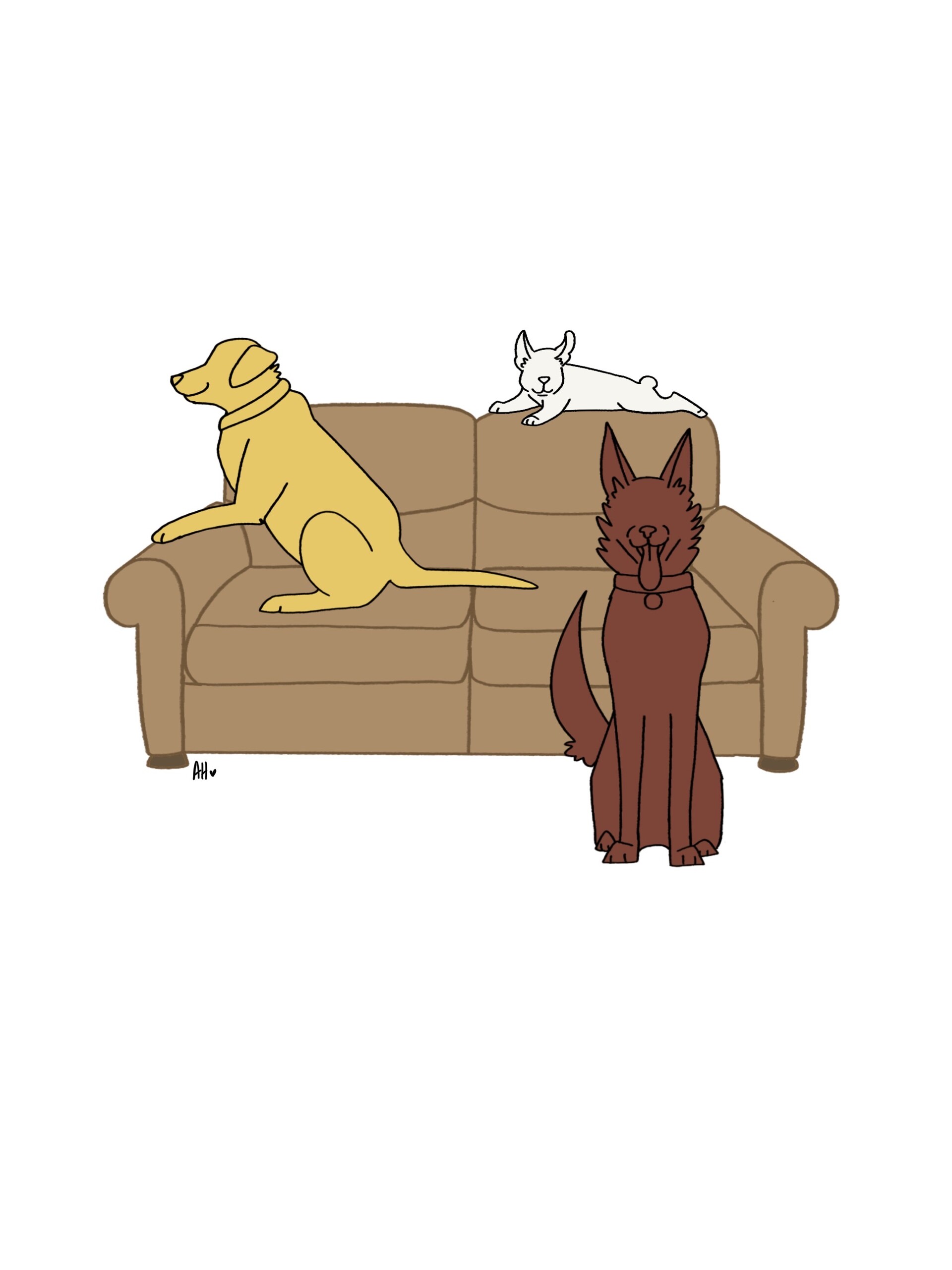 ArtStation - Hyline Hotel For Dogs - T-Shirt Design