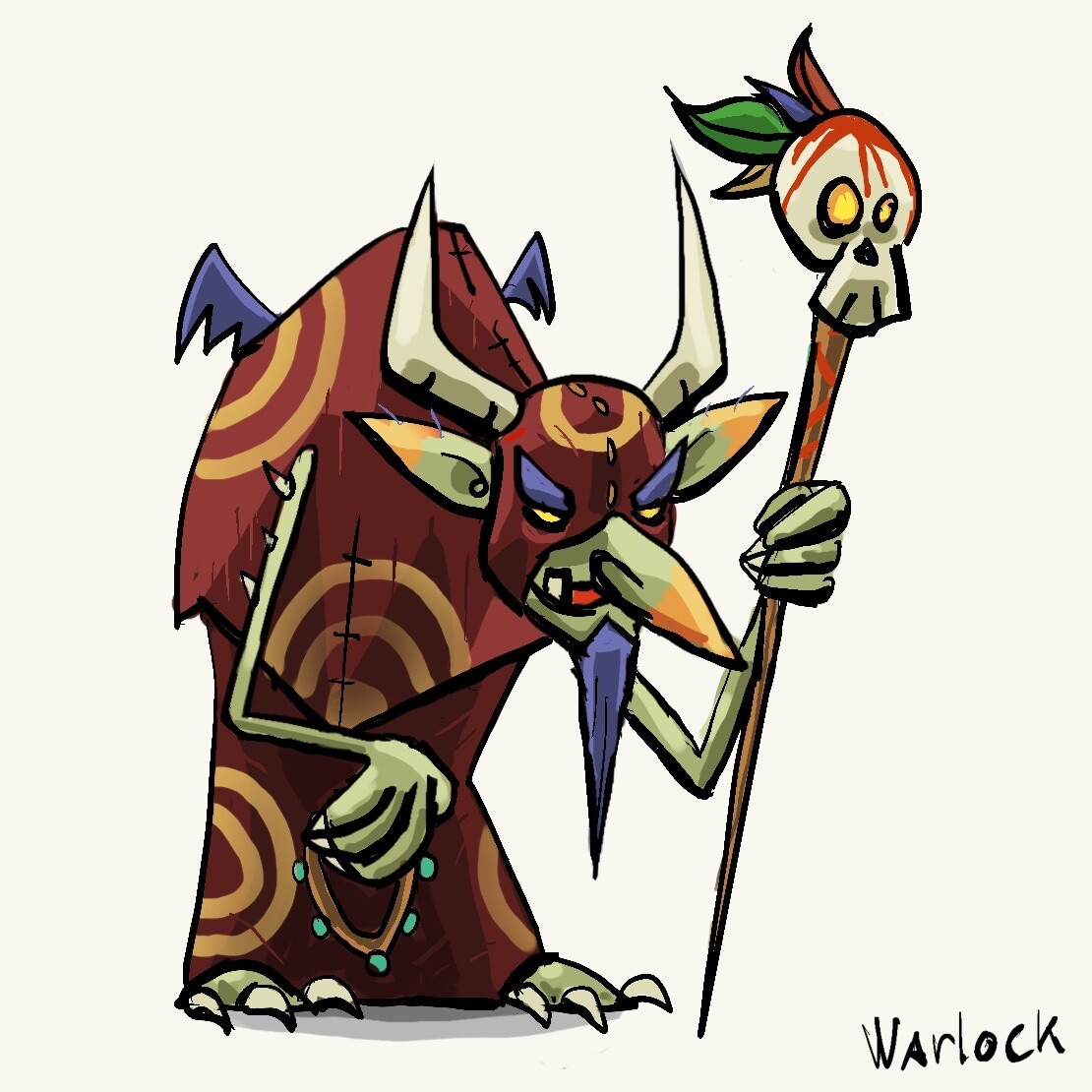 ArtStation - Goblin Warlock