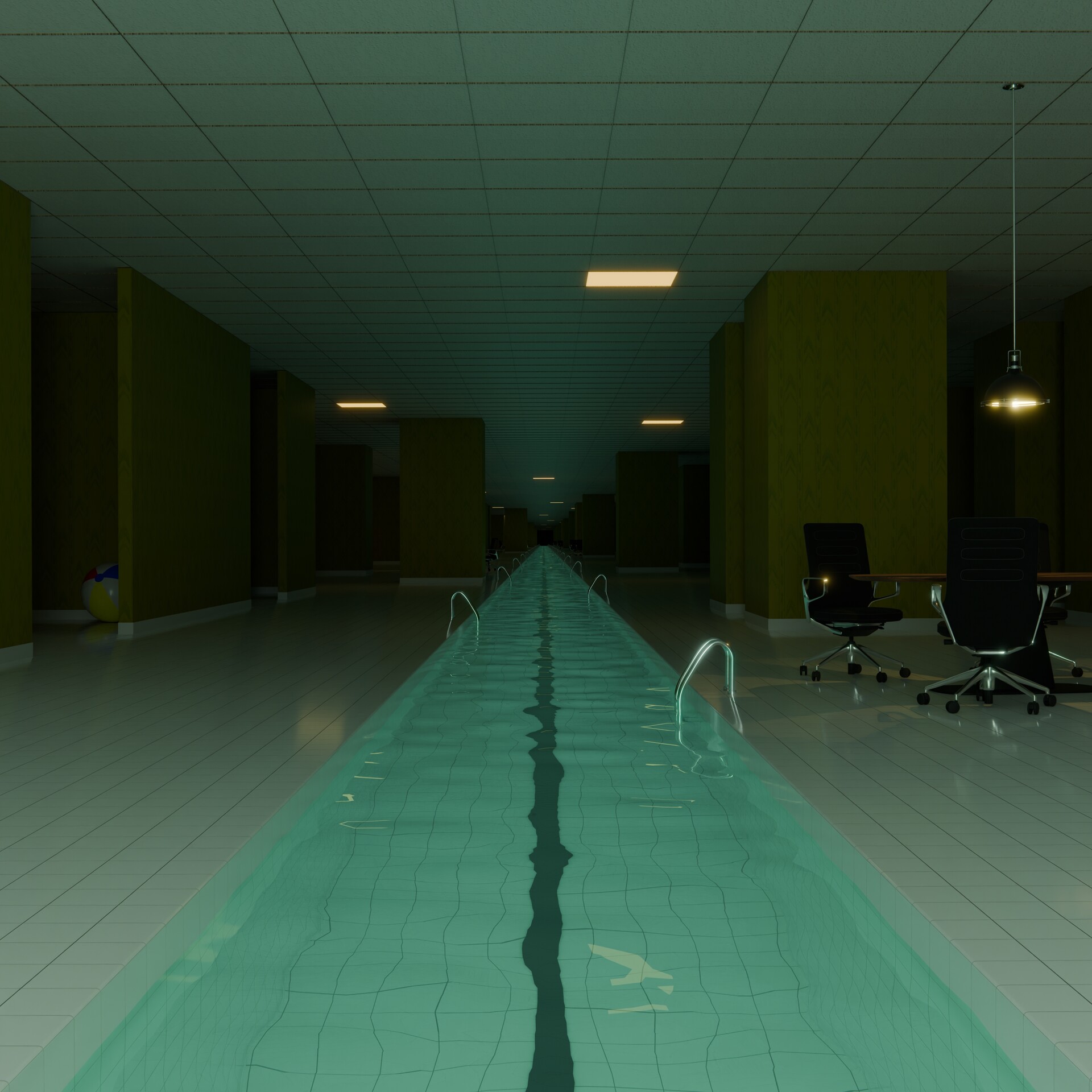 ArtStation - Blender Pool 192: Backroom Office 2