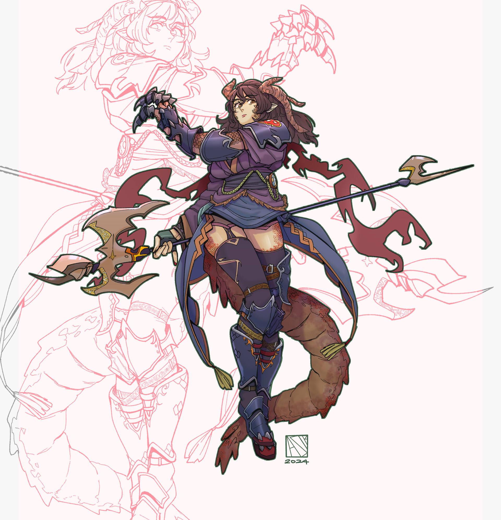 ArtStation - Dragoon Knight