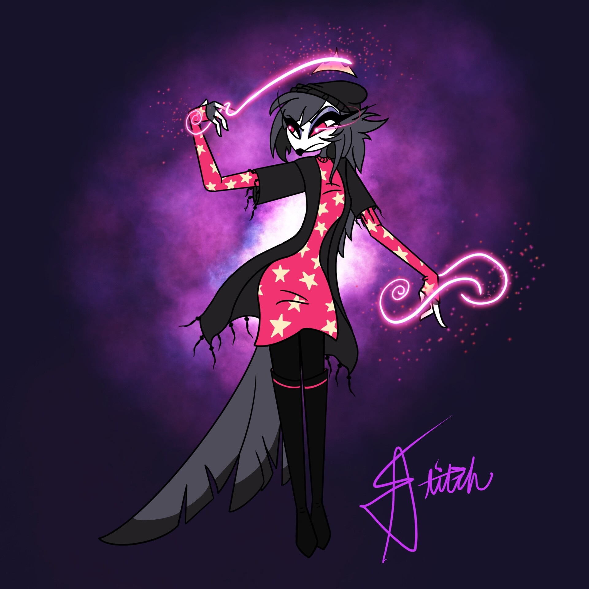 ArtStation - Octavia Ars Geotia, Helluva Boss