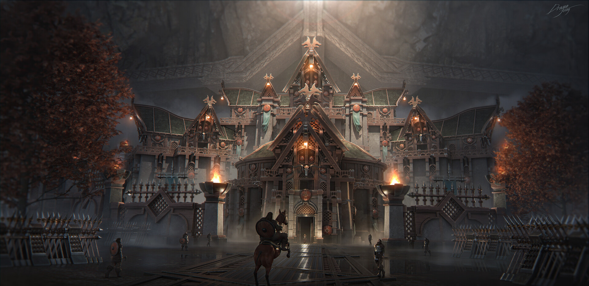 ArtStation - Viking Castle