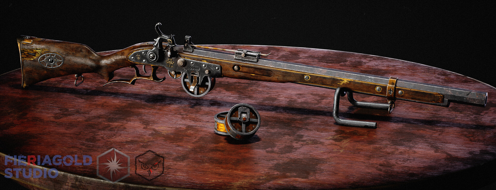 ArtStation - Old Steampunk Rifle