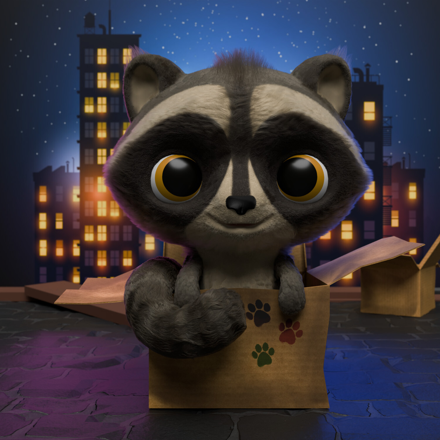 ArtStation - Raccoon