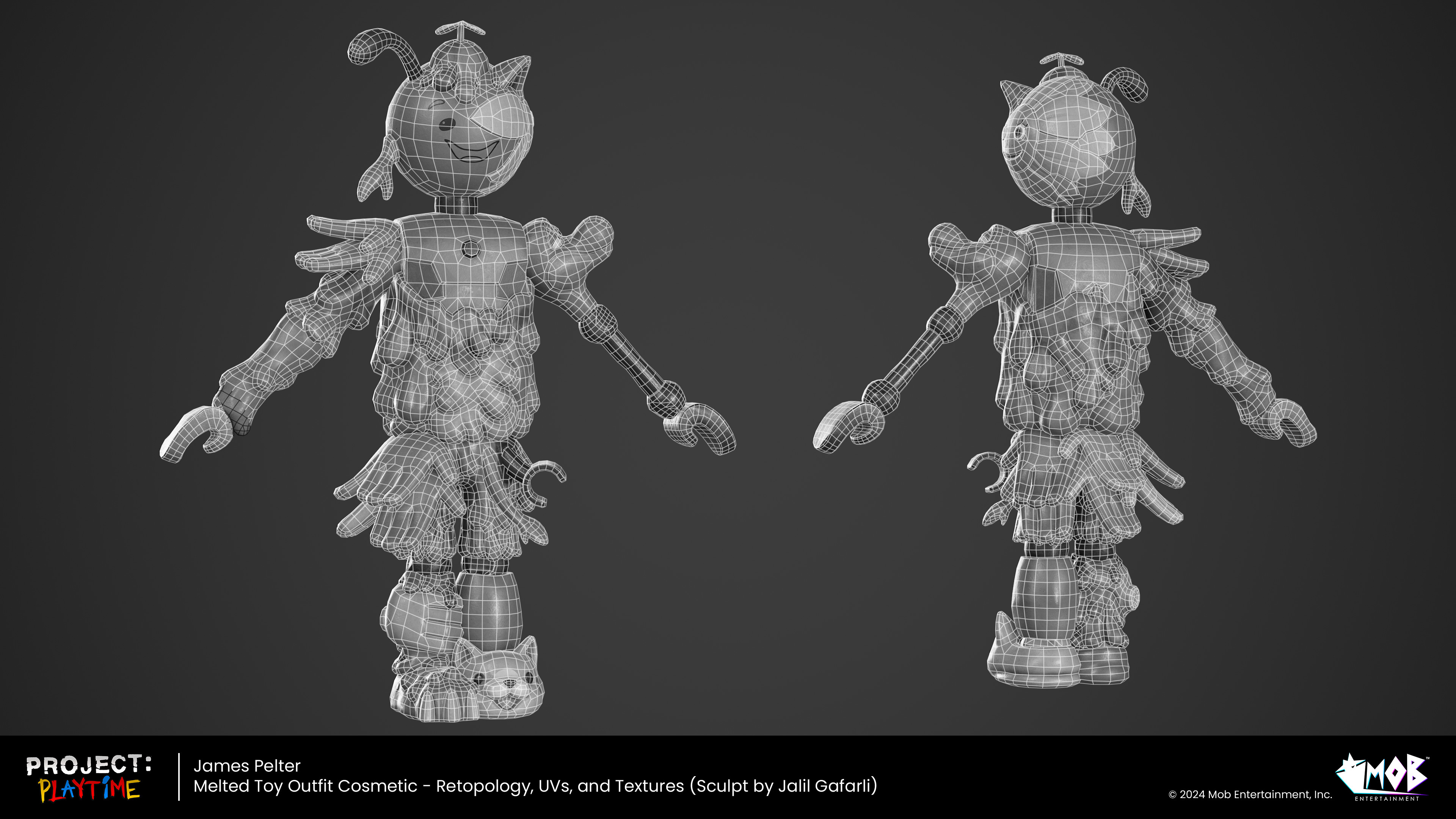 James Pelter - Project: Playtime - Cosmetic Modeling & Texturing