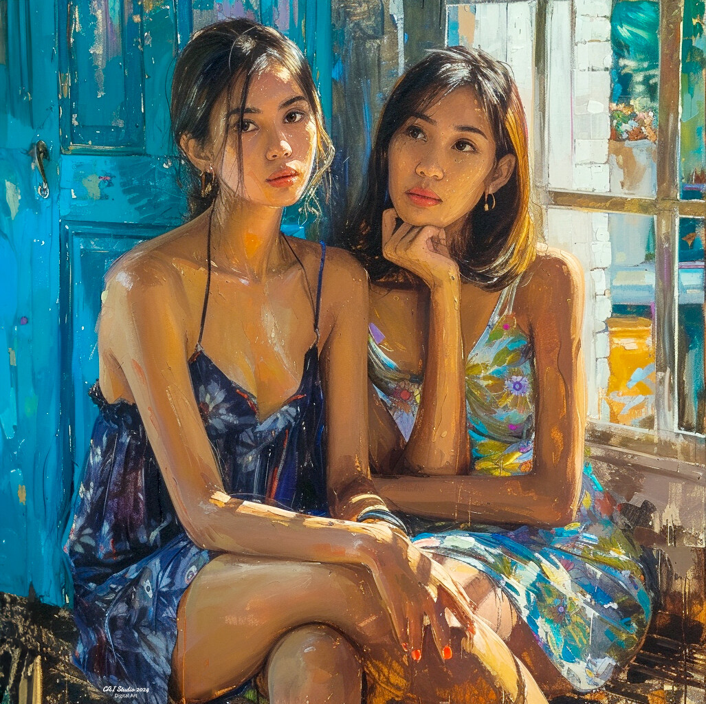 Christer W - Two Thai friends