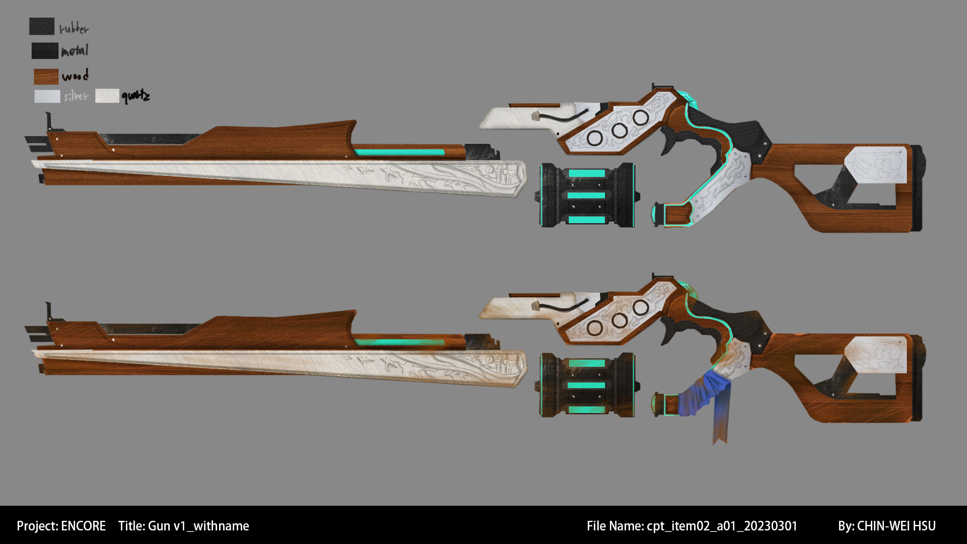 ArtStation - Project Encore: Gun