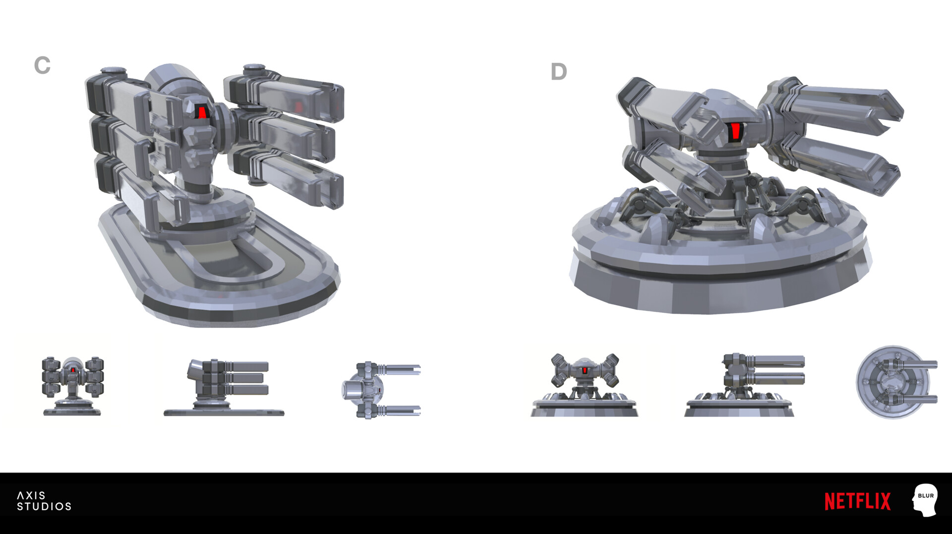 Axis Studios - Love, Death, and Robots: Mason's Rats- Props