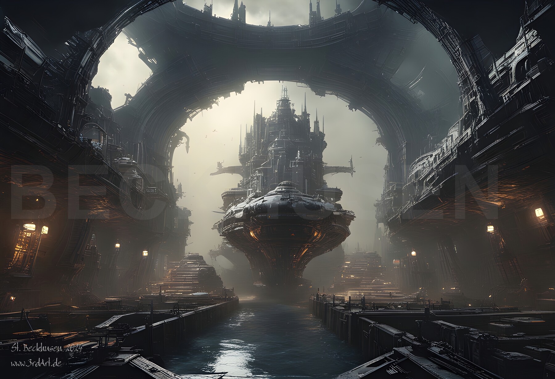 ArtStation - AT THE DOCKS, part 4