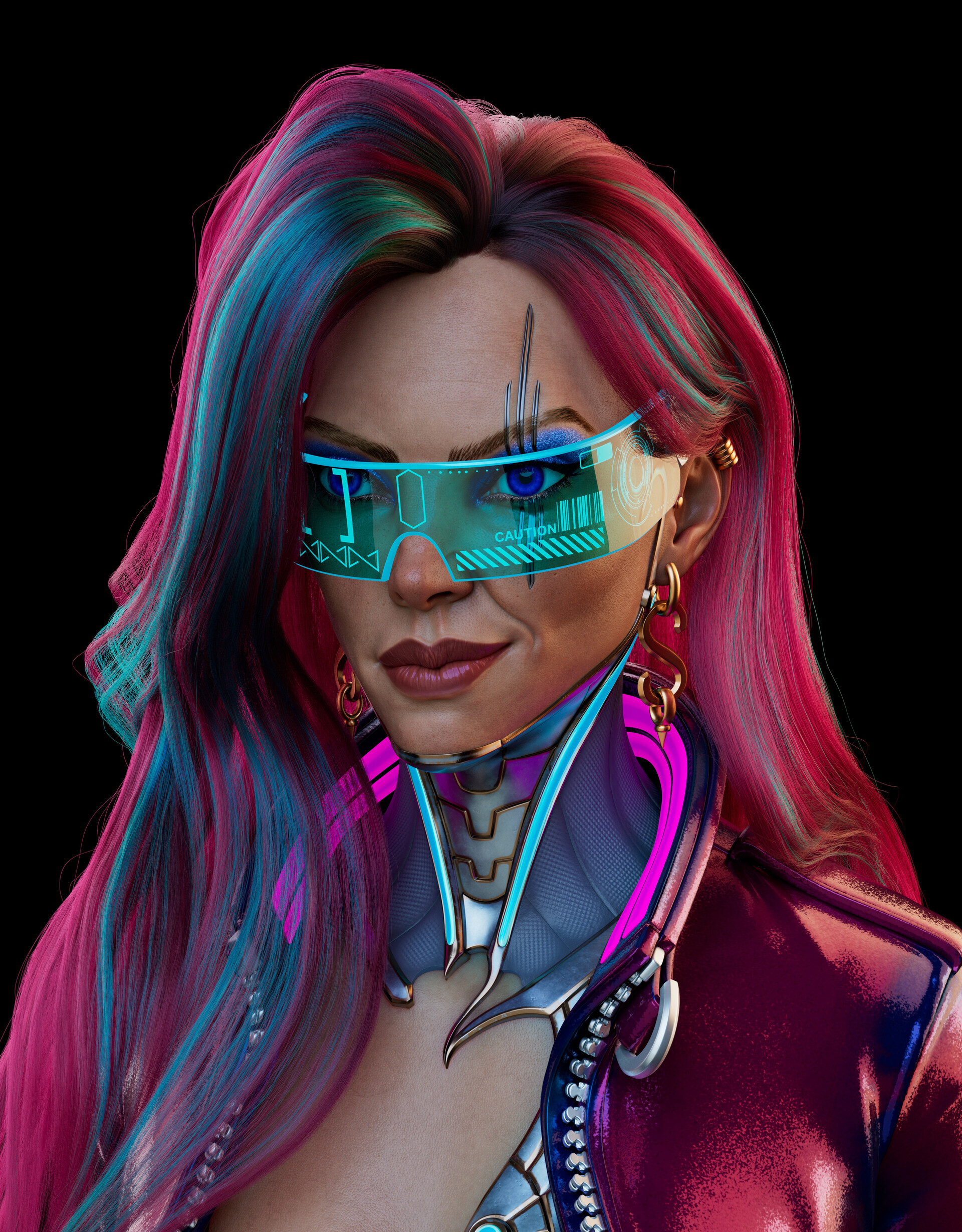 Anna Beganska (Anissa Genzho) - Cyberpunk Girl