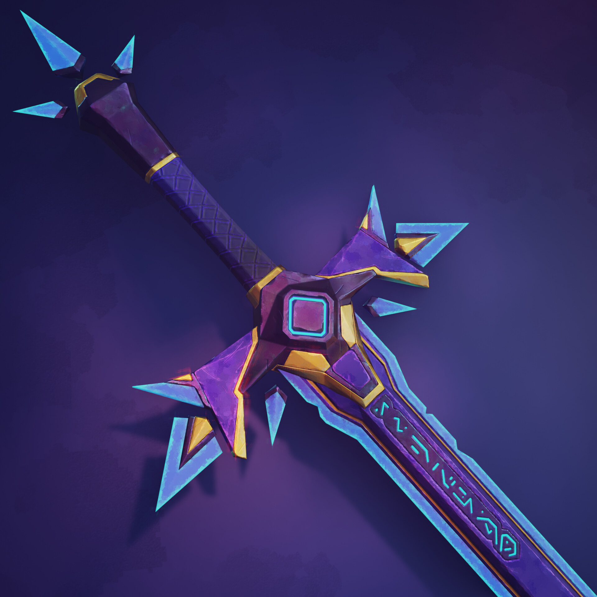 ArtStation - Stylized Sword