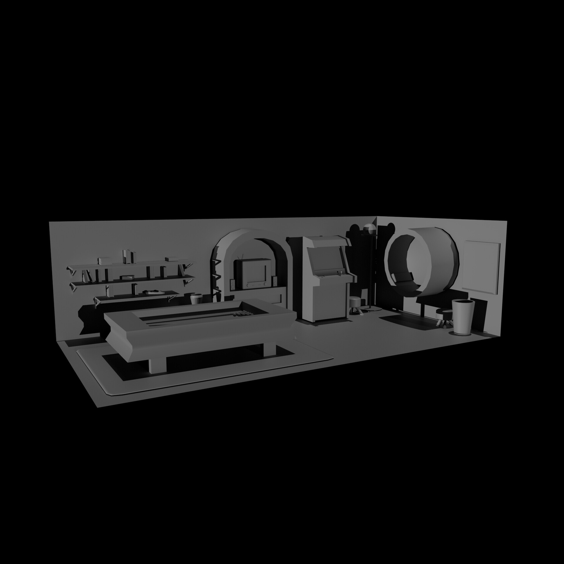 ArtStation - Arcade room