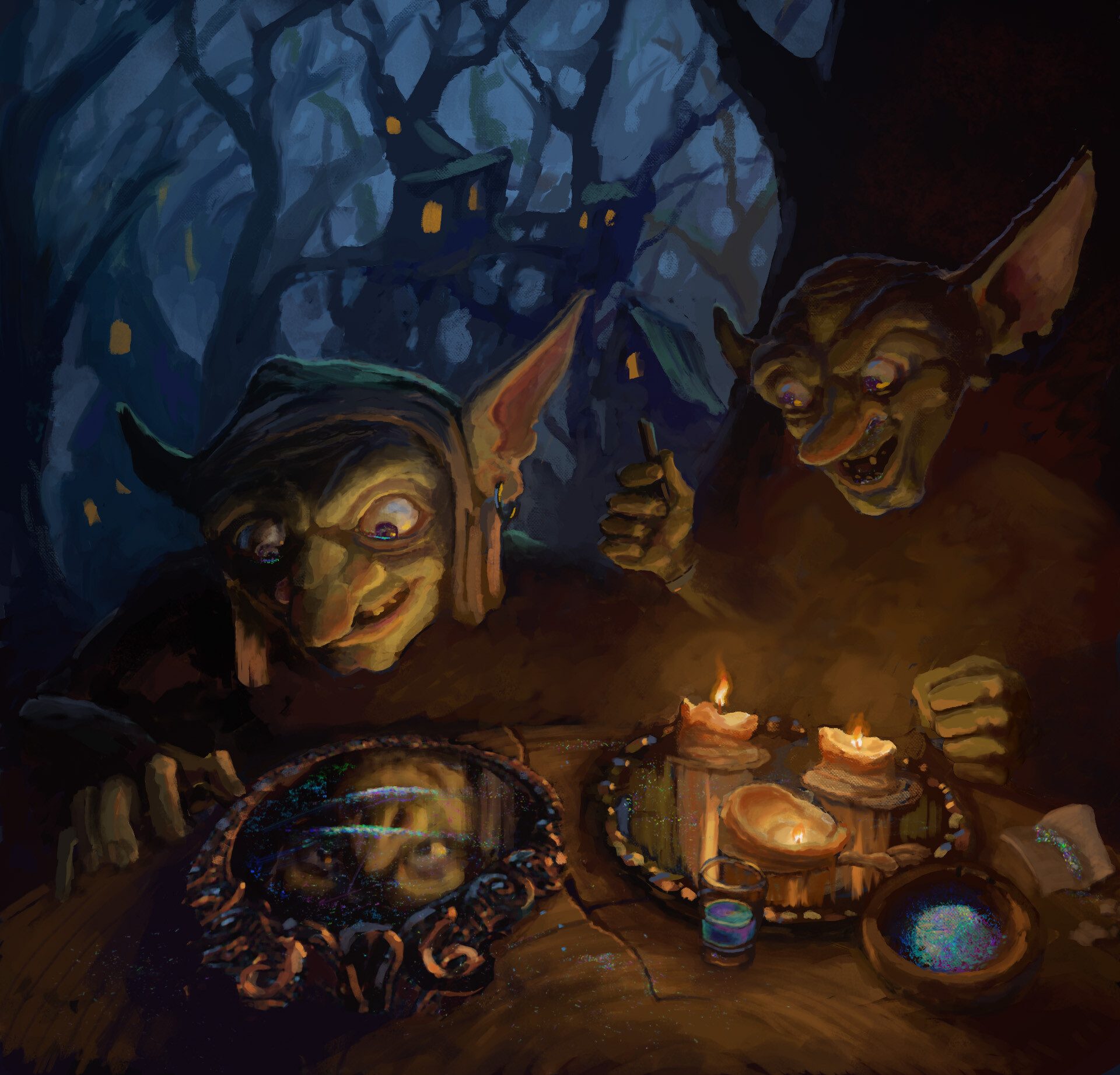 ArtStation - Night of Nights - Goblins doing Fairy Dust
