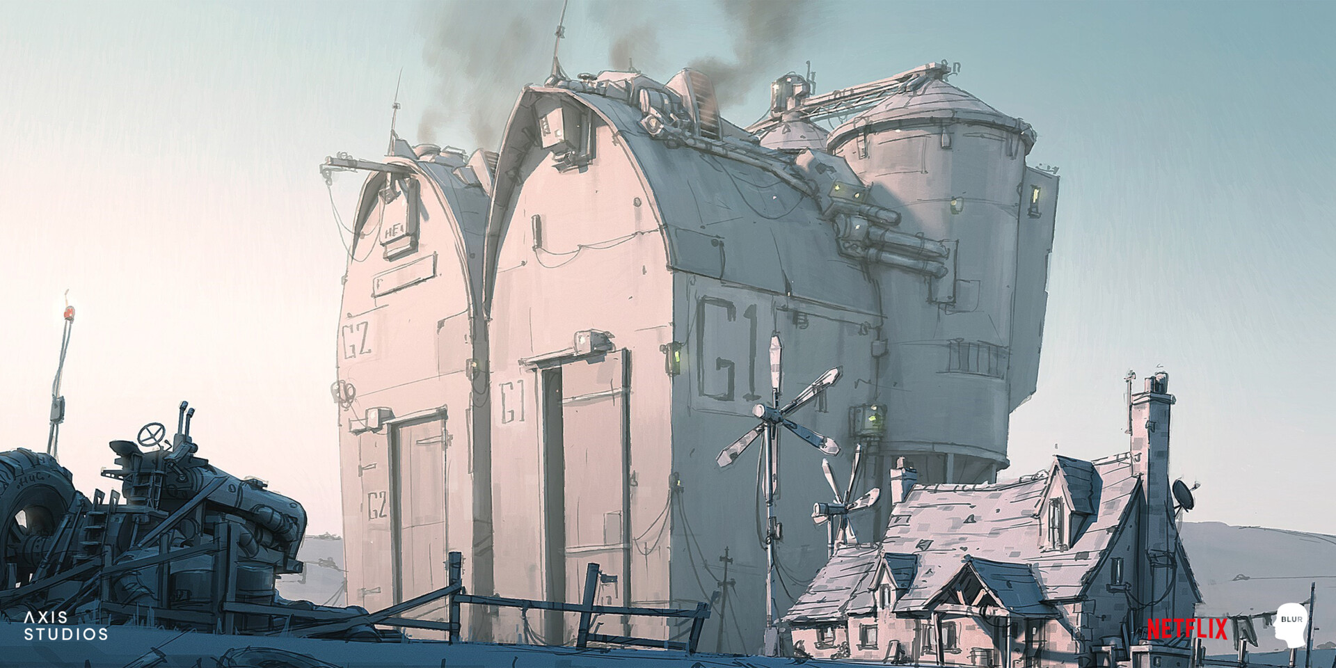 Axis Studios - Love, Death, and Robots: Mason's Rats- Environments