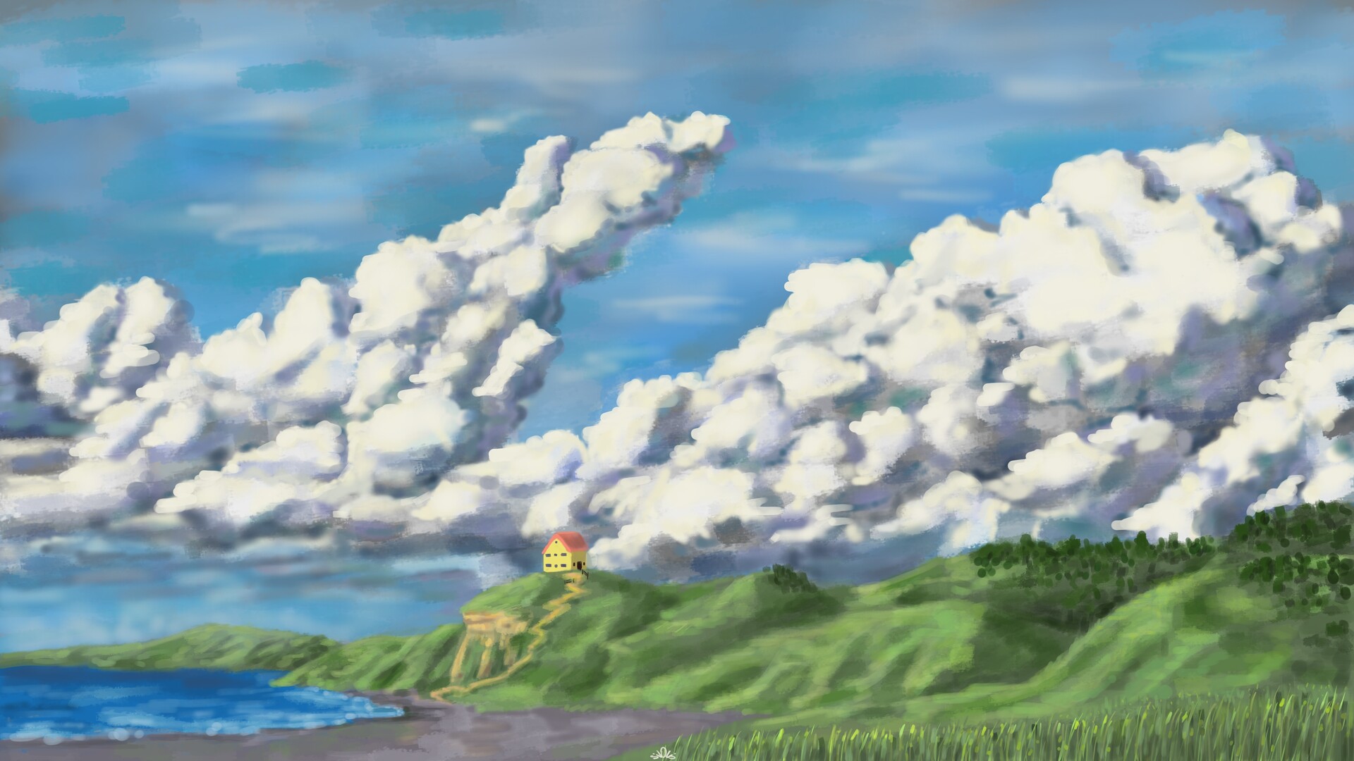 ArtStation - yellow house