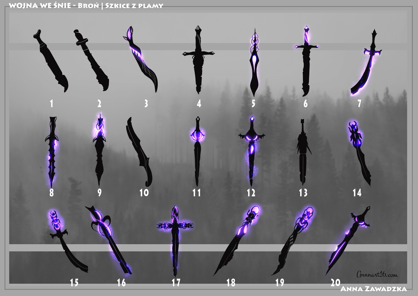 Anna Zawadzka - 'War in a dream' - Weapon design