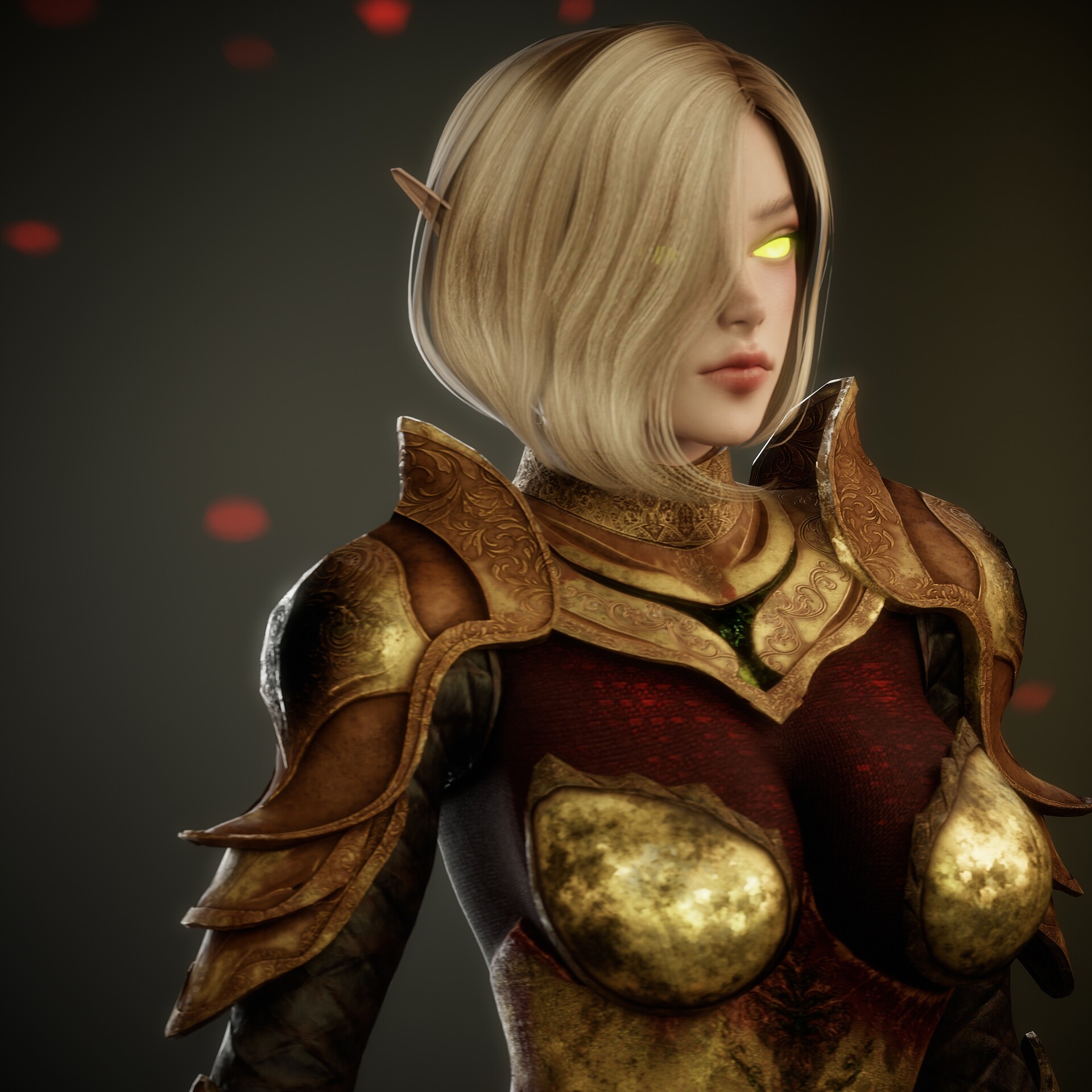 ArtStation - HIGH ELF (or blood elf...)