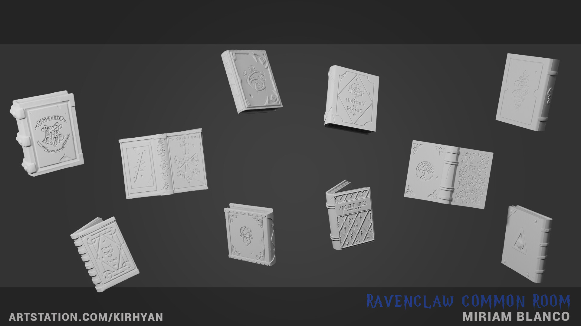 Miriam Blanco - Ravenclaw Common Room Assets