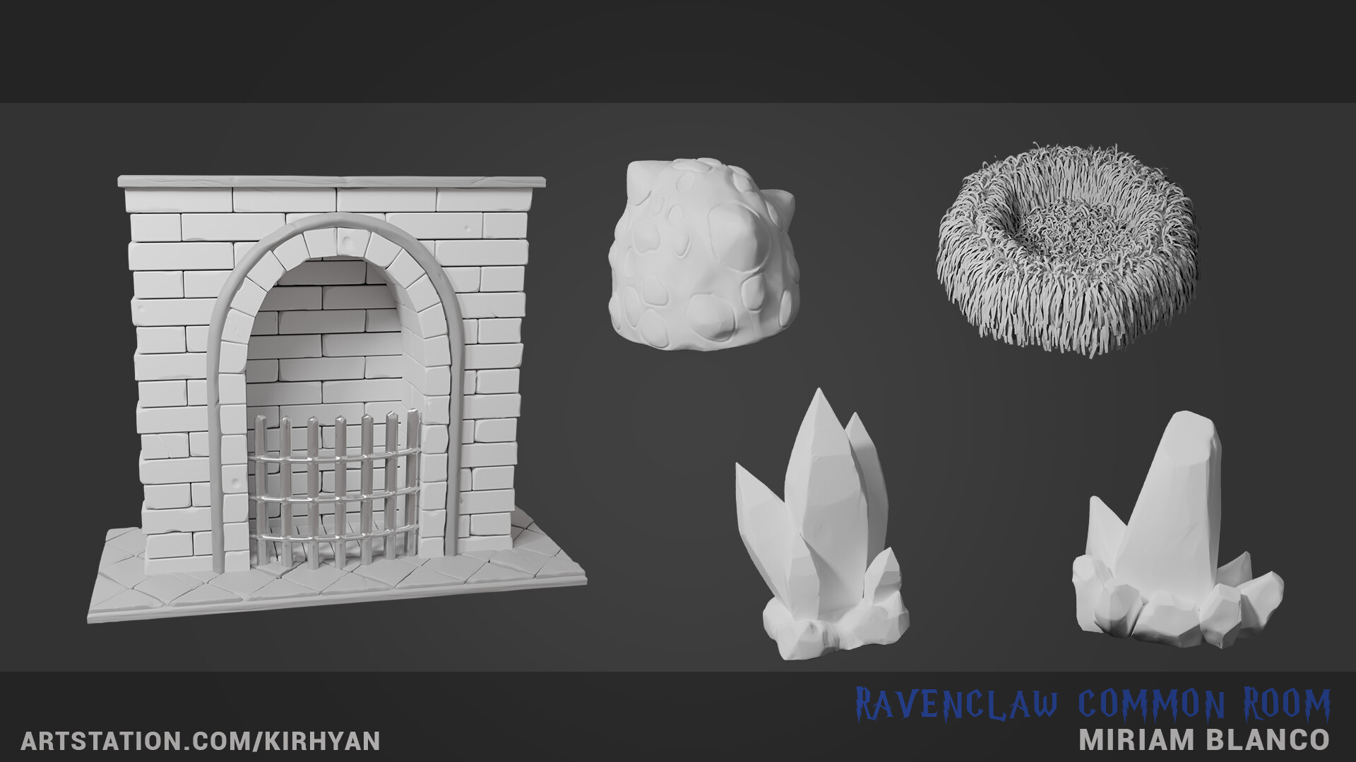 Miriam Blanco - Ravenclaw Common Room Assets