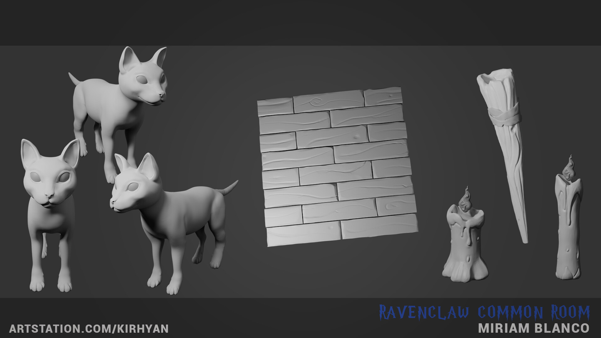 Miriam Blanco - Ravenclaw Common Room Assets