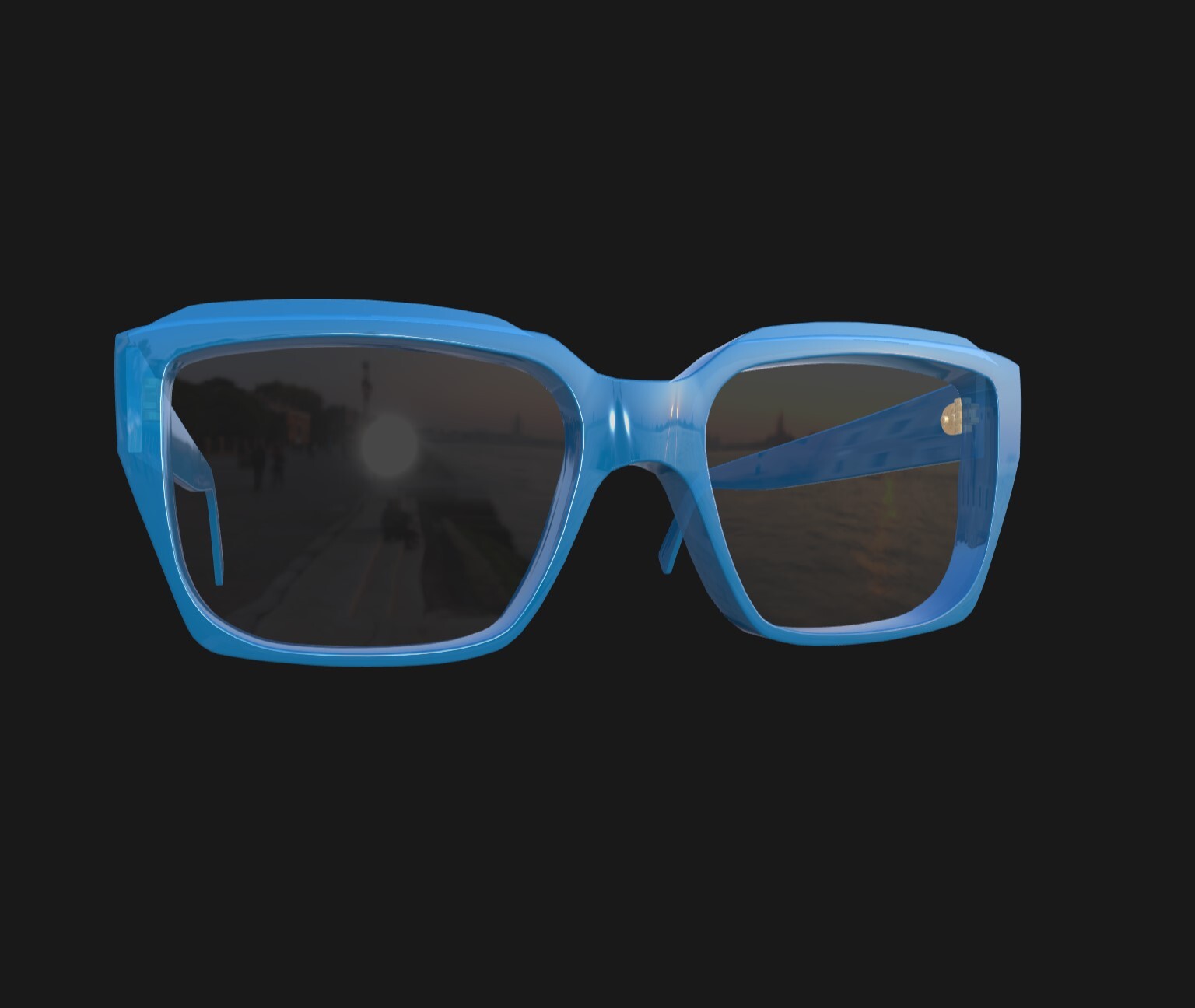 ArtStation - Glasses frames 3d model (For virtual try-on)
