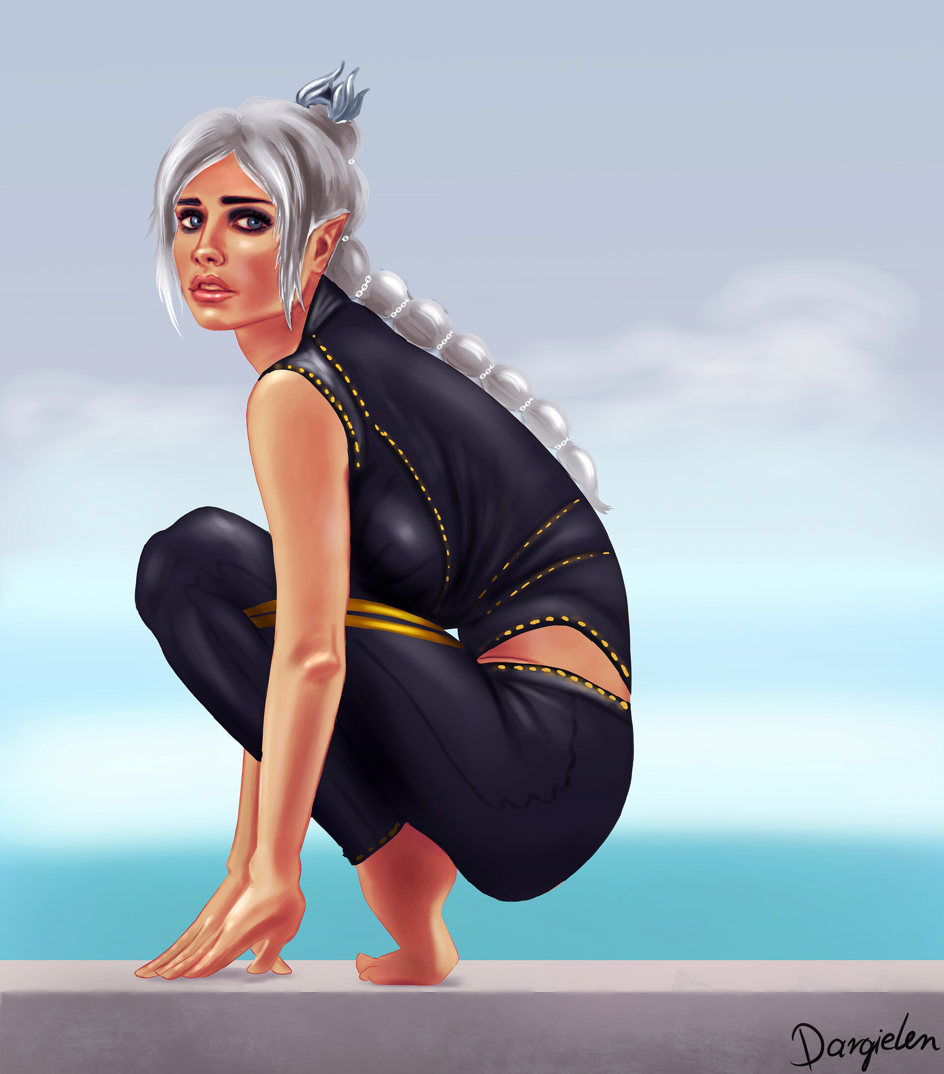 Dargielen - Shadowheart at seaside