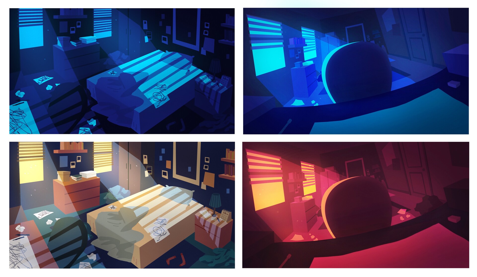 ArtStation - Messy Room - Environment Design