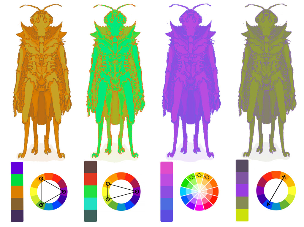 ArtStation - Colour Composition - Character