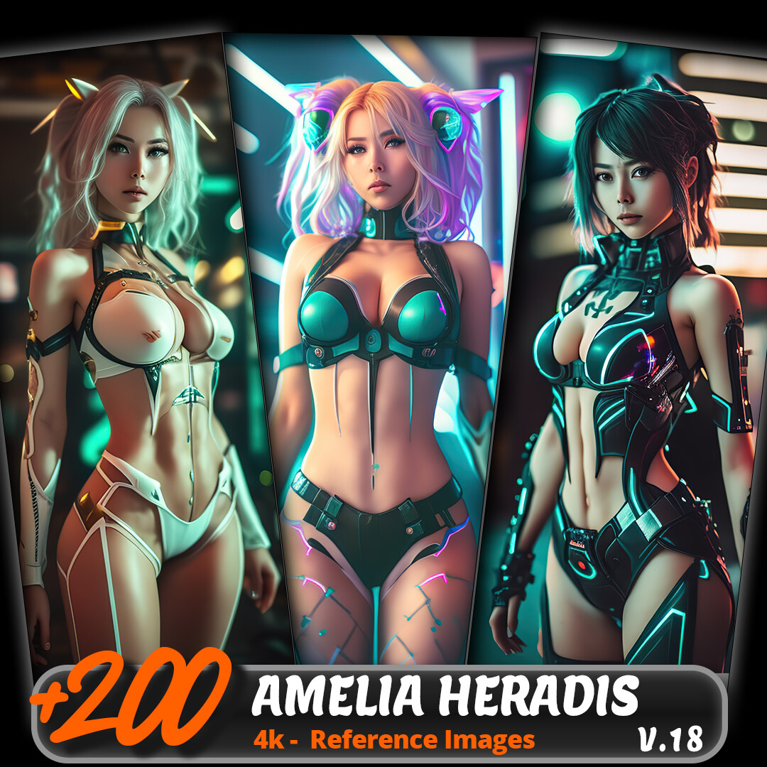 ArtStation - AMELIA HERADIS VOL. 18/ 4K/ Reference Image