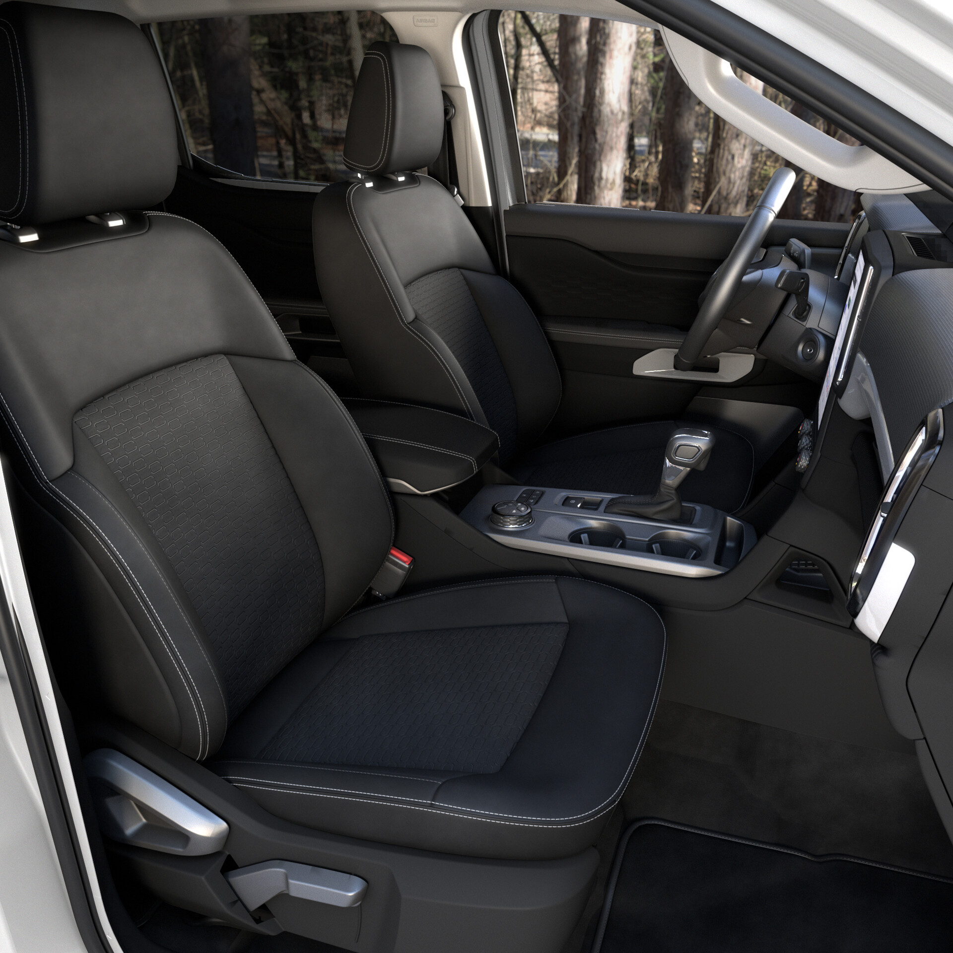 ArtStation - Ford F150: Woody Interior