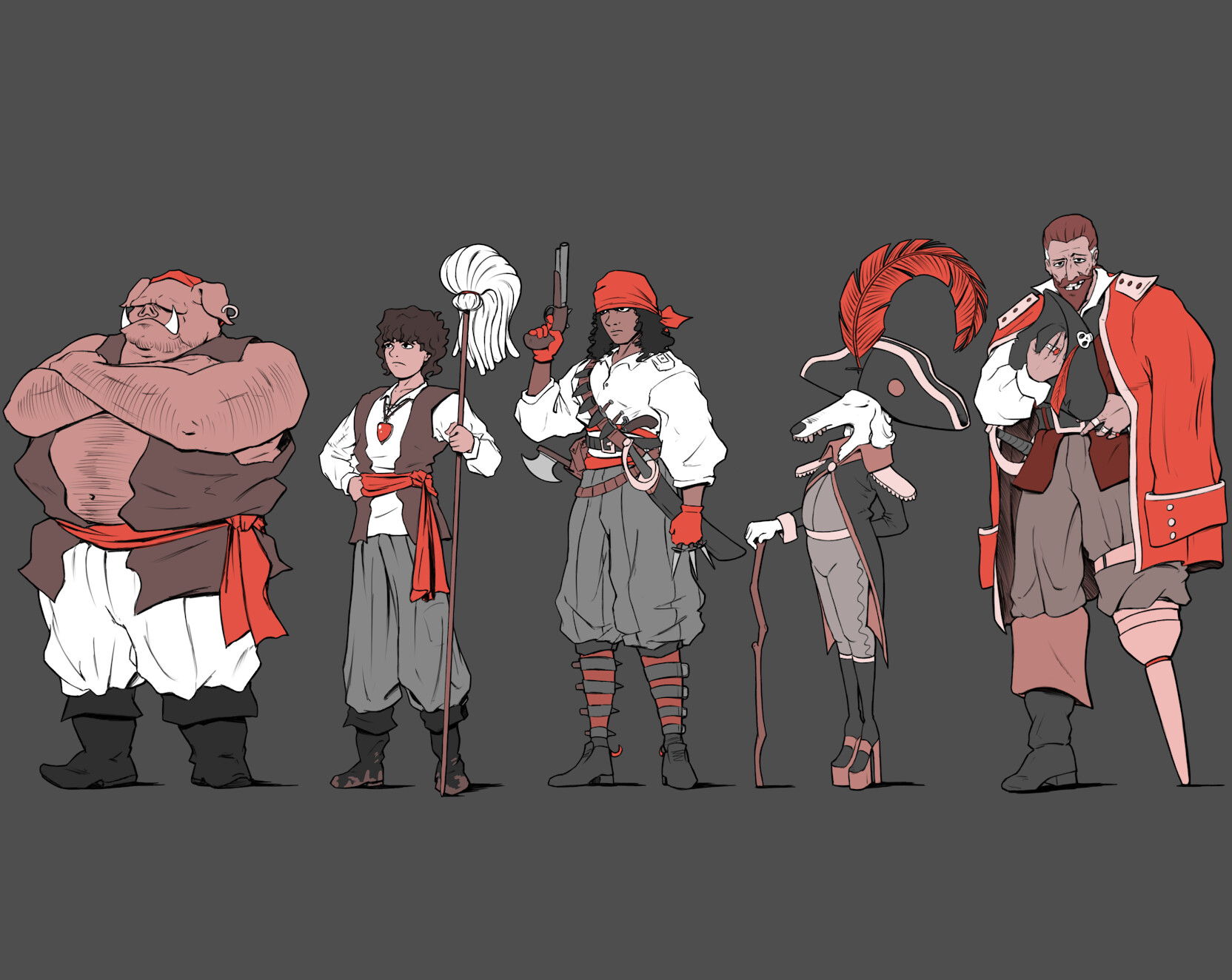 ArtStation - Fantasy Pirate Concept Art