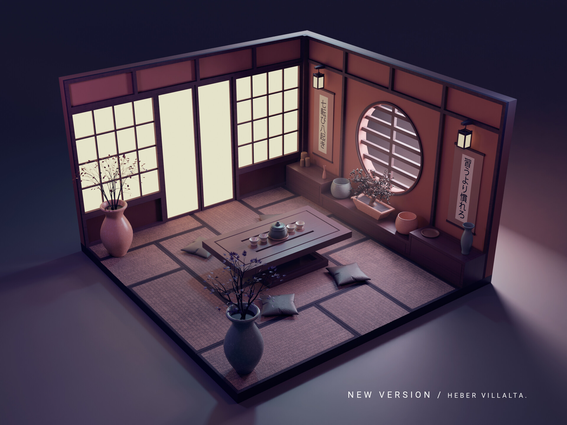 ArtStation - Japanese Room