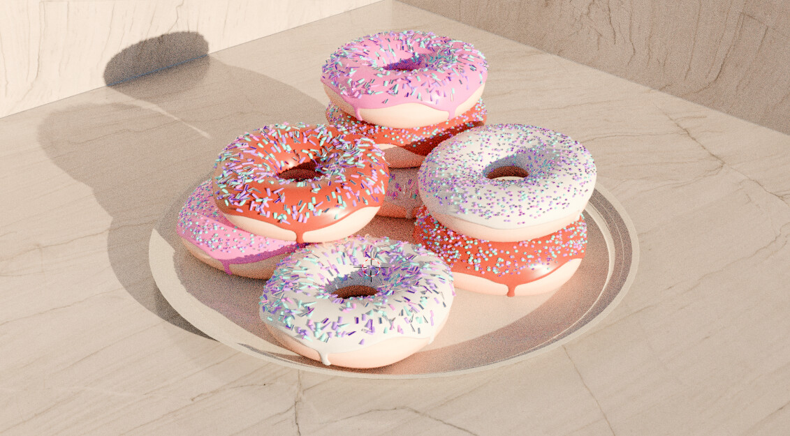 ArtStation - 3D Donut Modeling
