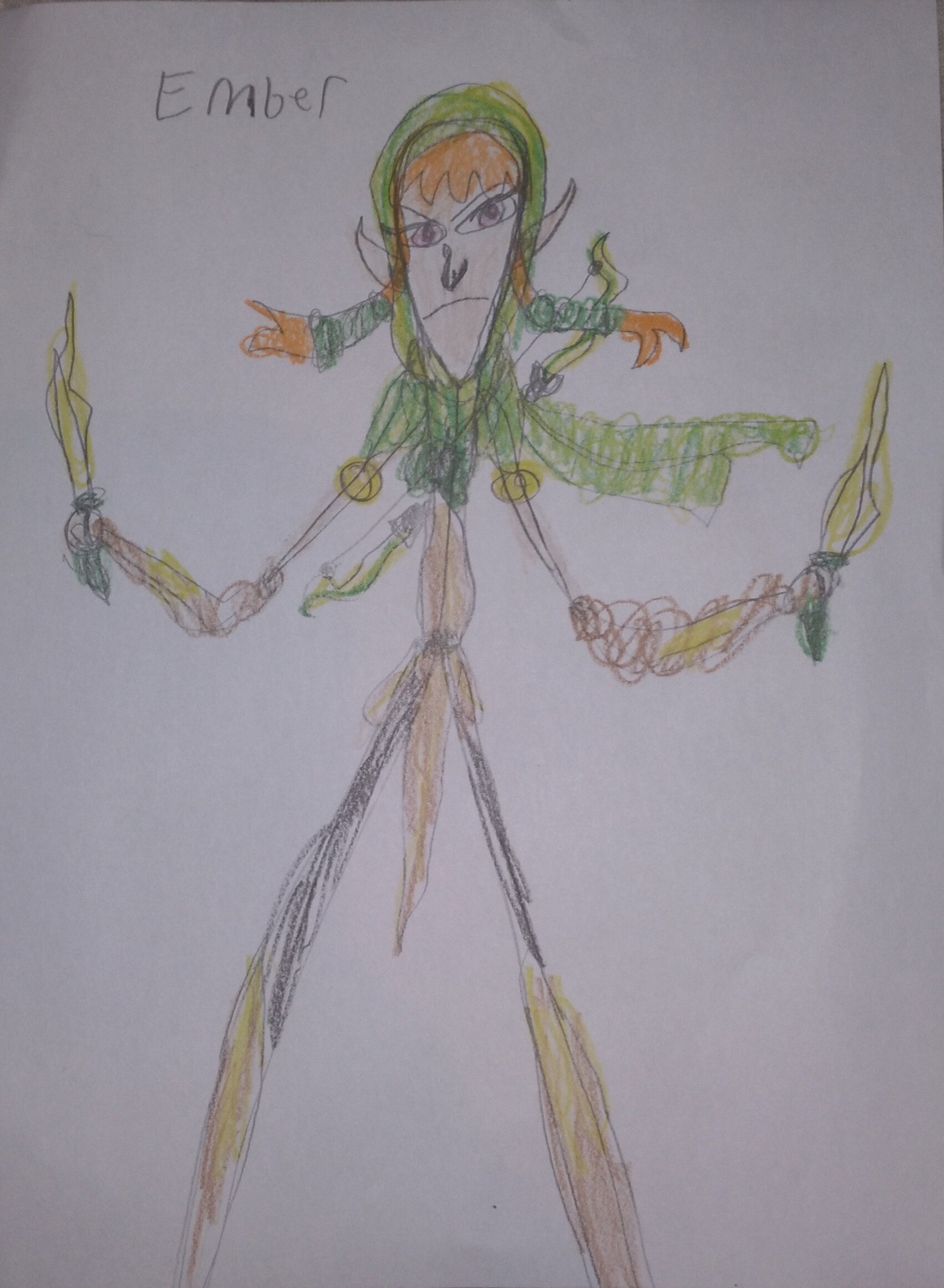 ArtStation - Ember (Brawlhalla artwork) art by me