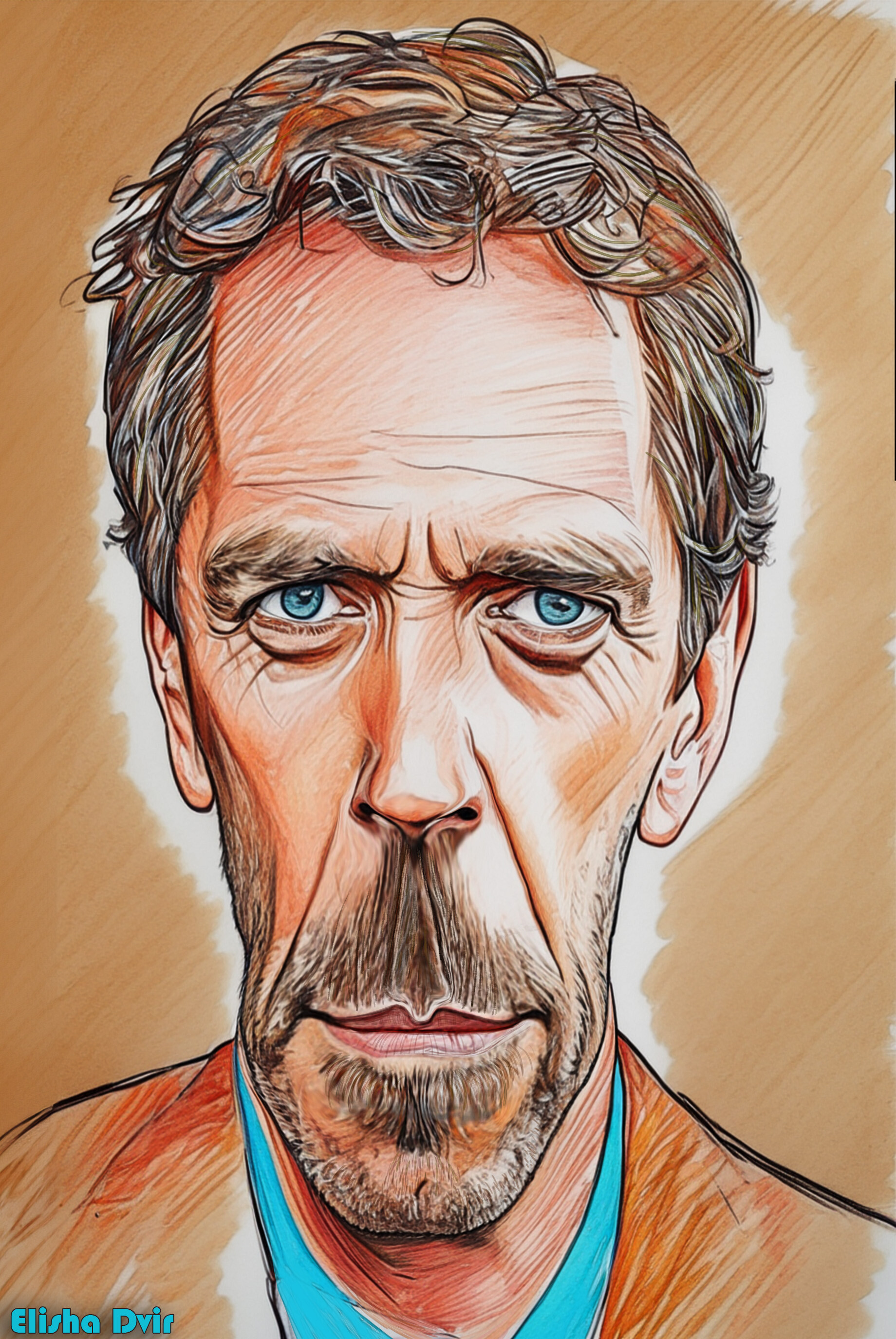 ArtStation - Hugh Laorie as Dr. House