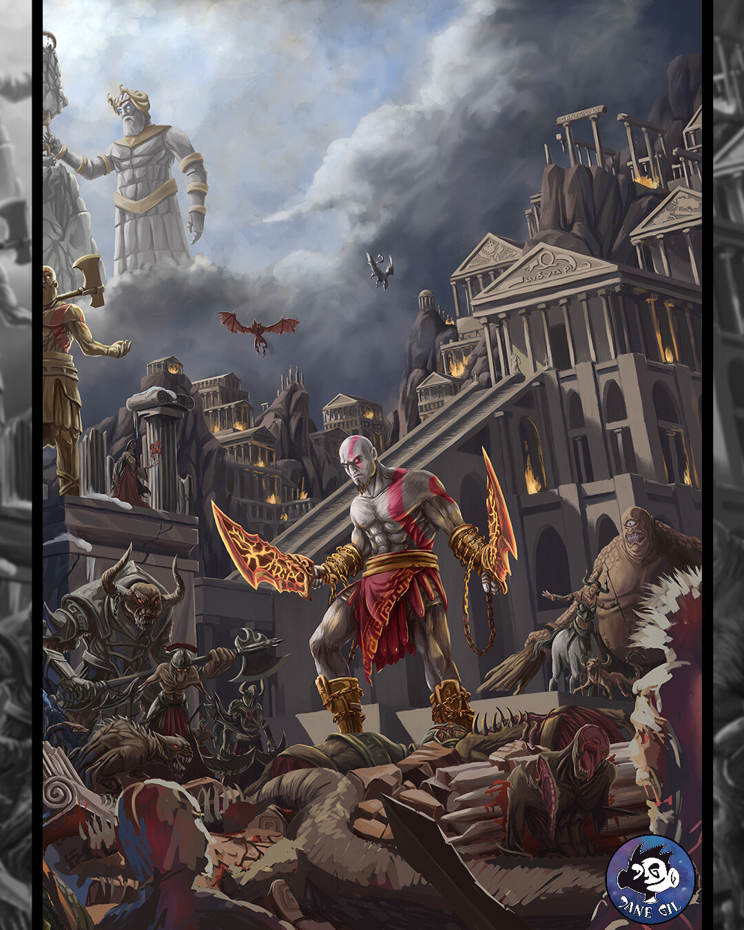 Daniel Gil Pérez - Kratos Griego/Greek - God of War Fan Art