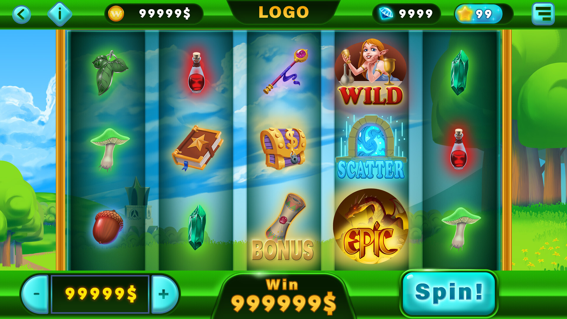 ArtStation - Slots UI