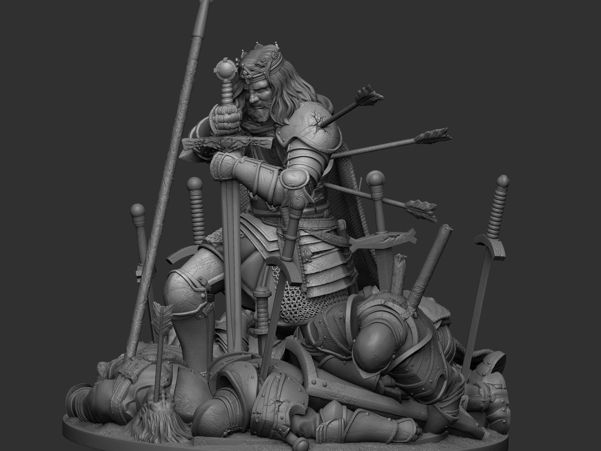 ArtStation - The Fall of King Arthur - The Winter King - The ...