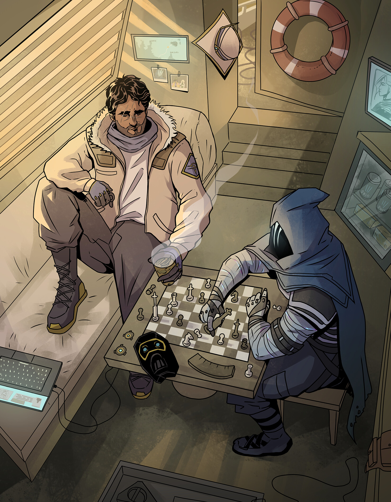 Artstation Cypher And Omen Fanart