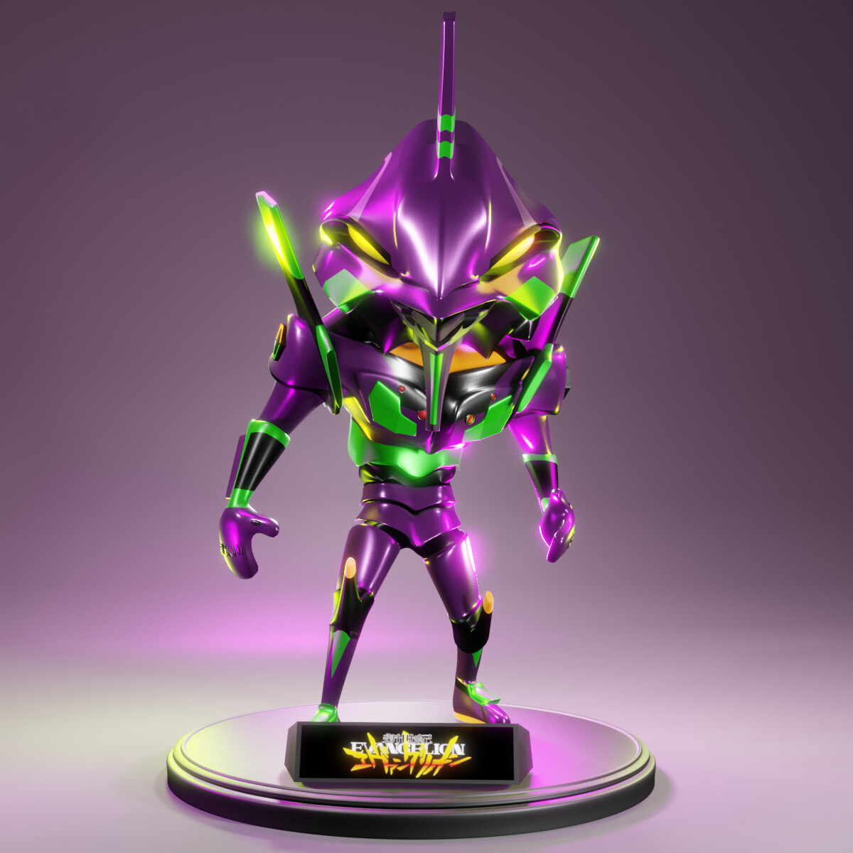 ArtStation - Unit 01 - Neon Genesis Evangelion 3D Model