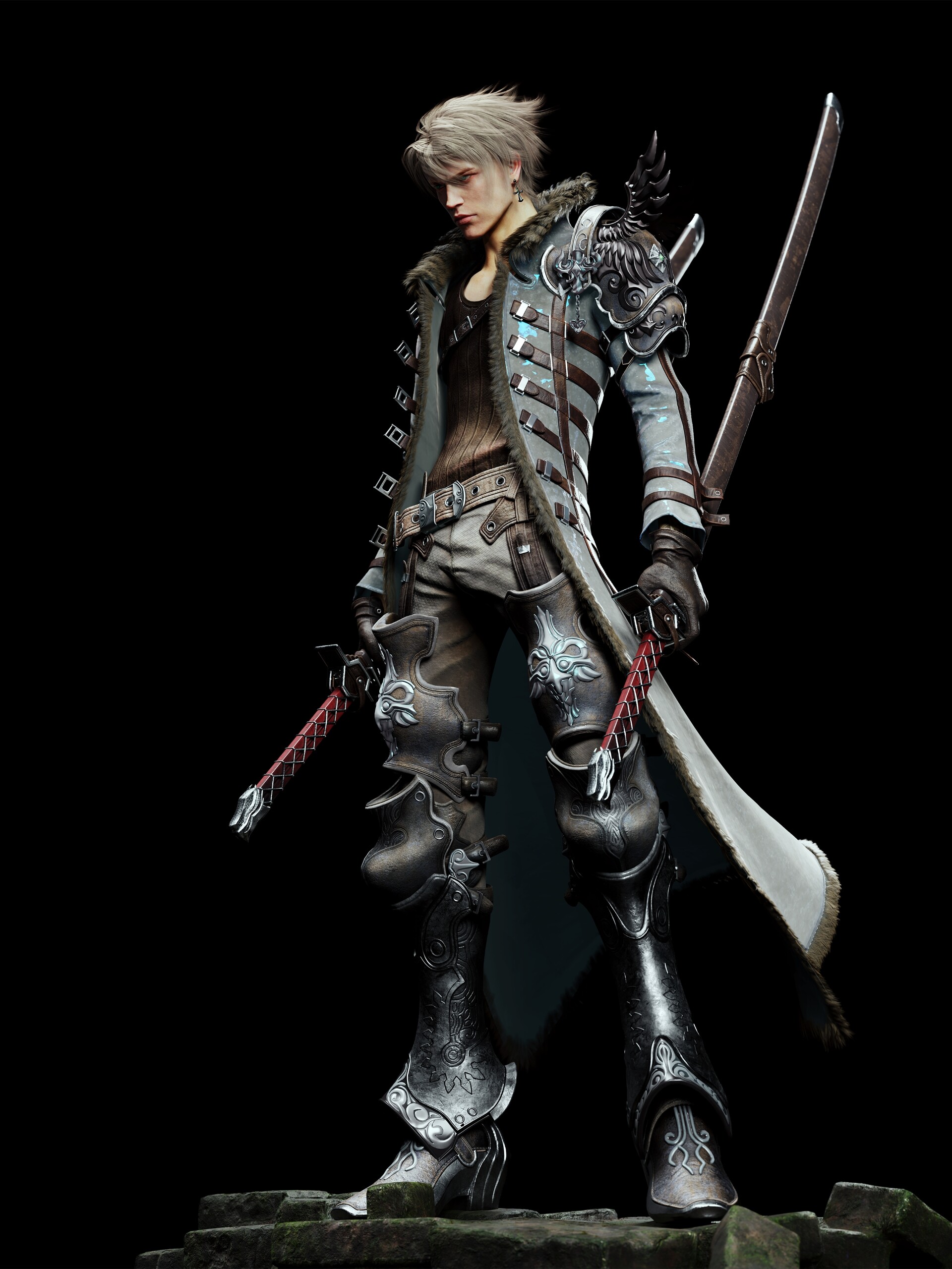 xu hanming - Two sword man