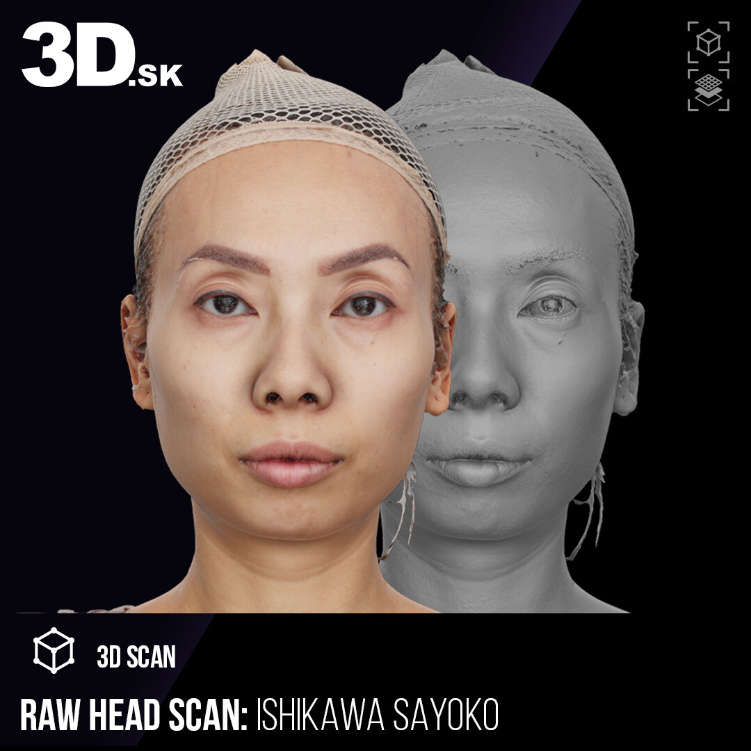 3D.SK - Choose from 530 Raw 3D Head Scans Now!