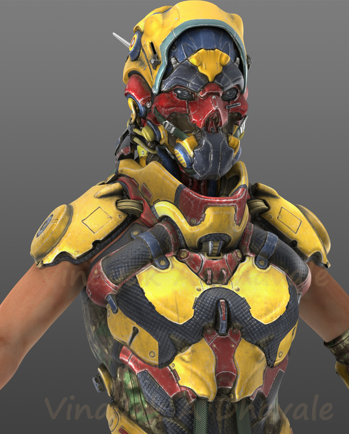 ArtStation - Female Soldier Robot