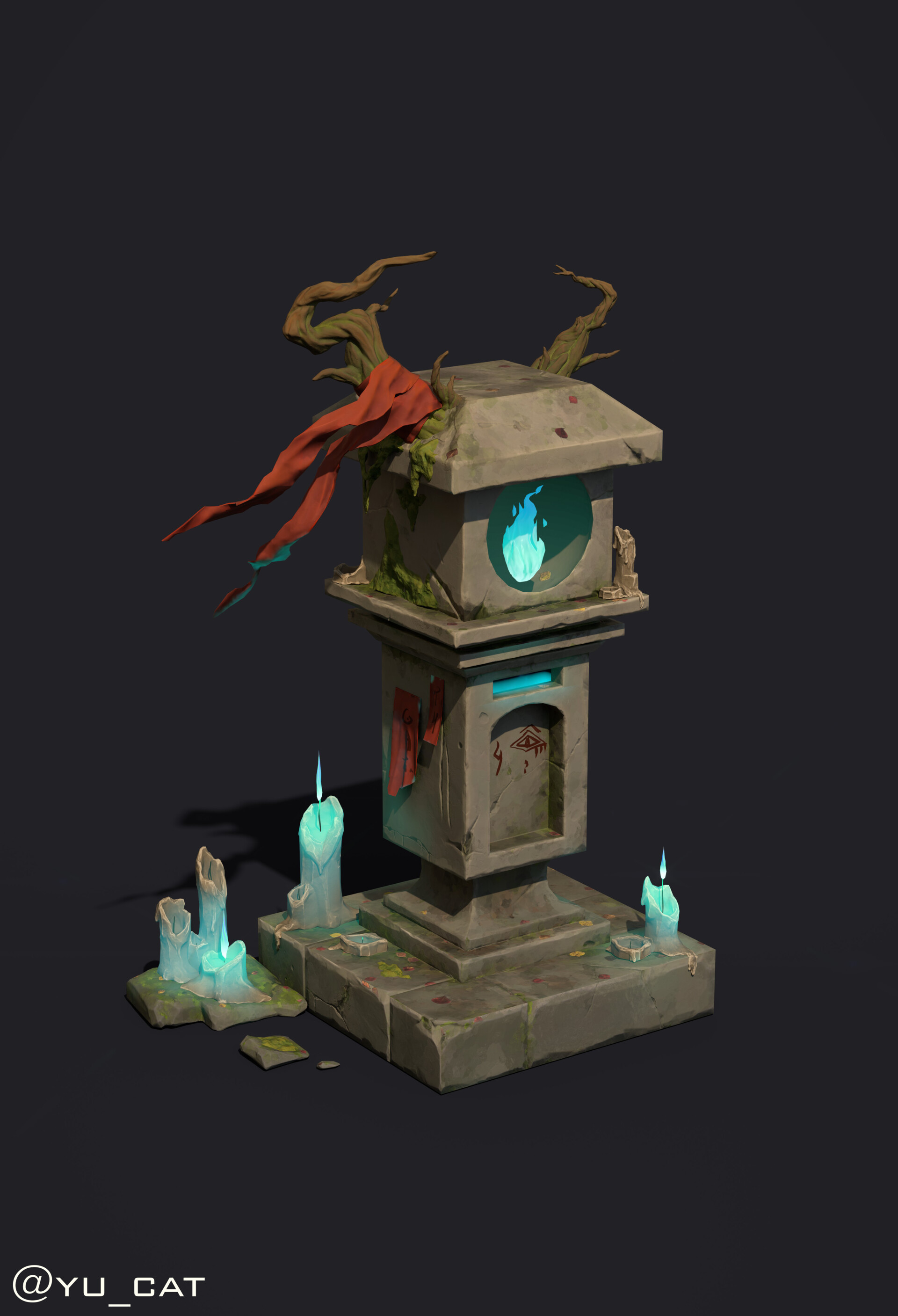 ArtStation - The Mailbox of the Forest Spirit