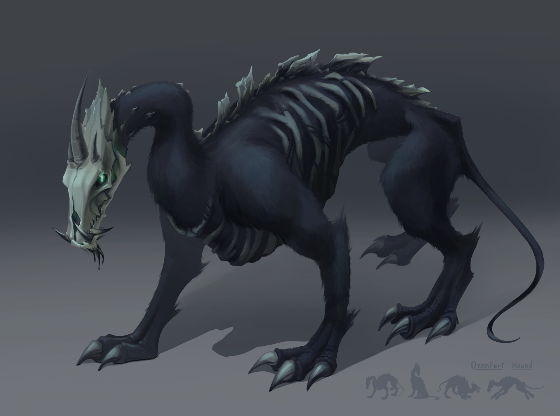 ArtStation - Hounds Of Oxenfurt concept commission