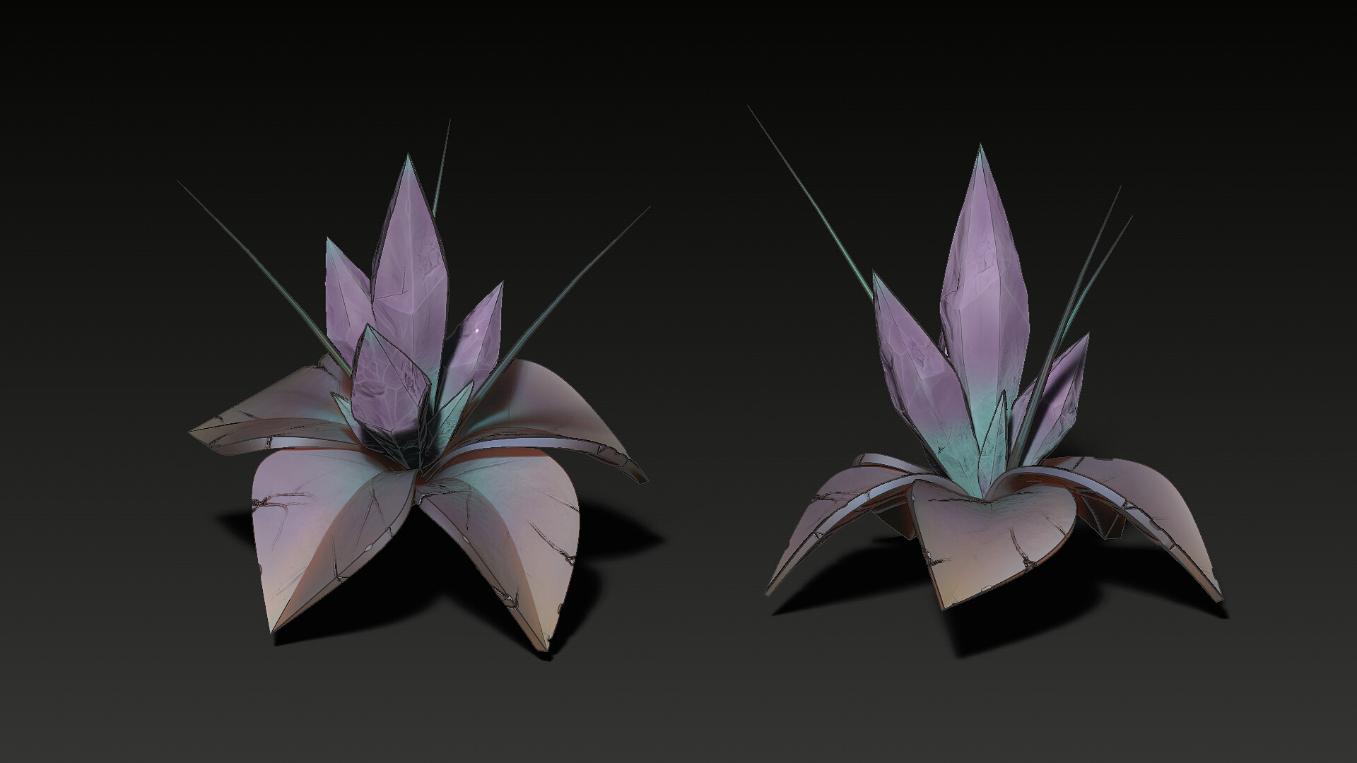 ArtStation - Crystal Flowers