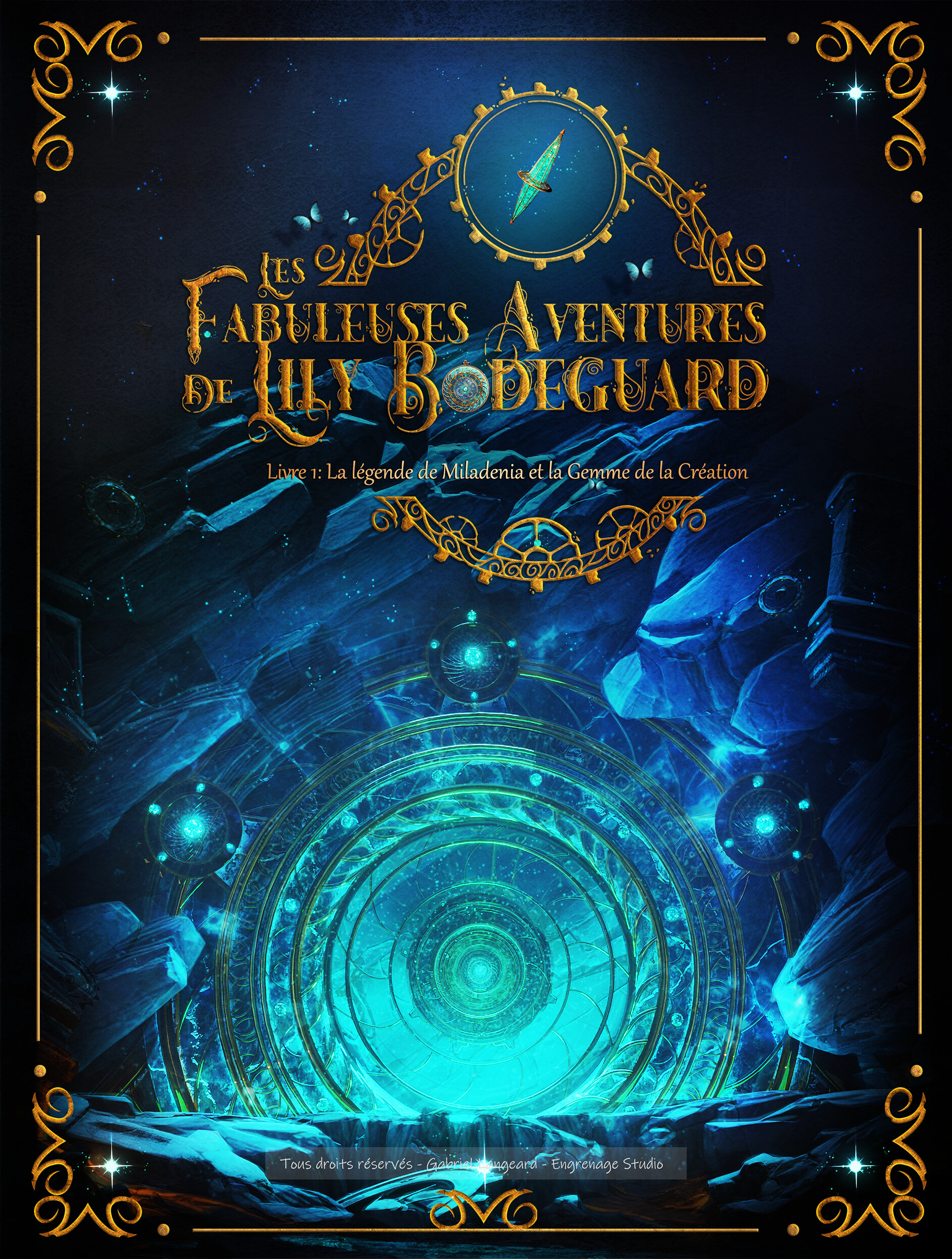 ArtStation - Les Fabuleuses Aventures de Llily Bodeguard - Cover Book