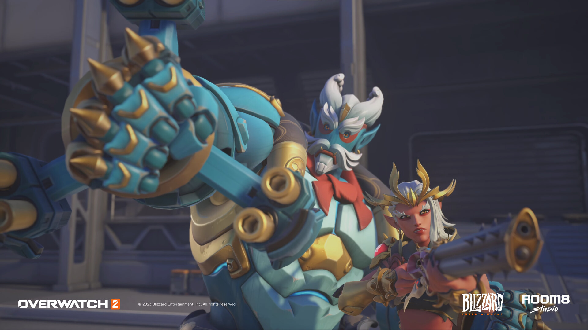 Room 8 Studio - Portfolio - Ashe Skin Raijin (Overwatch 2)