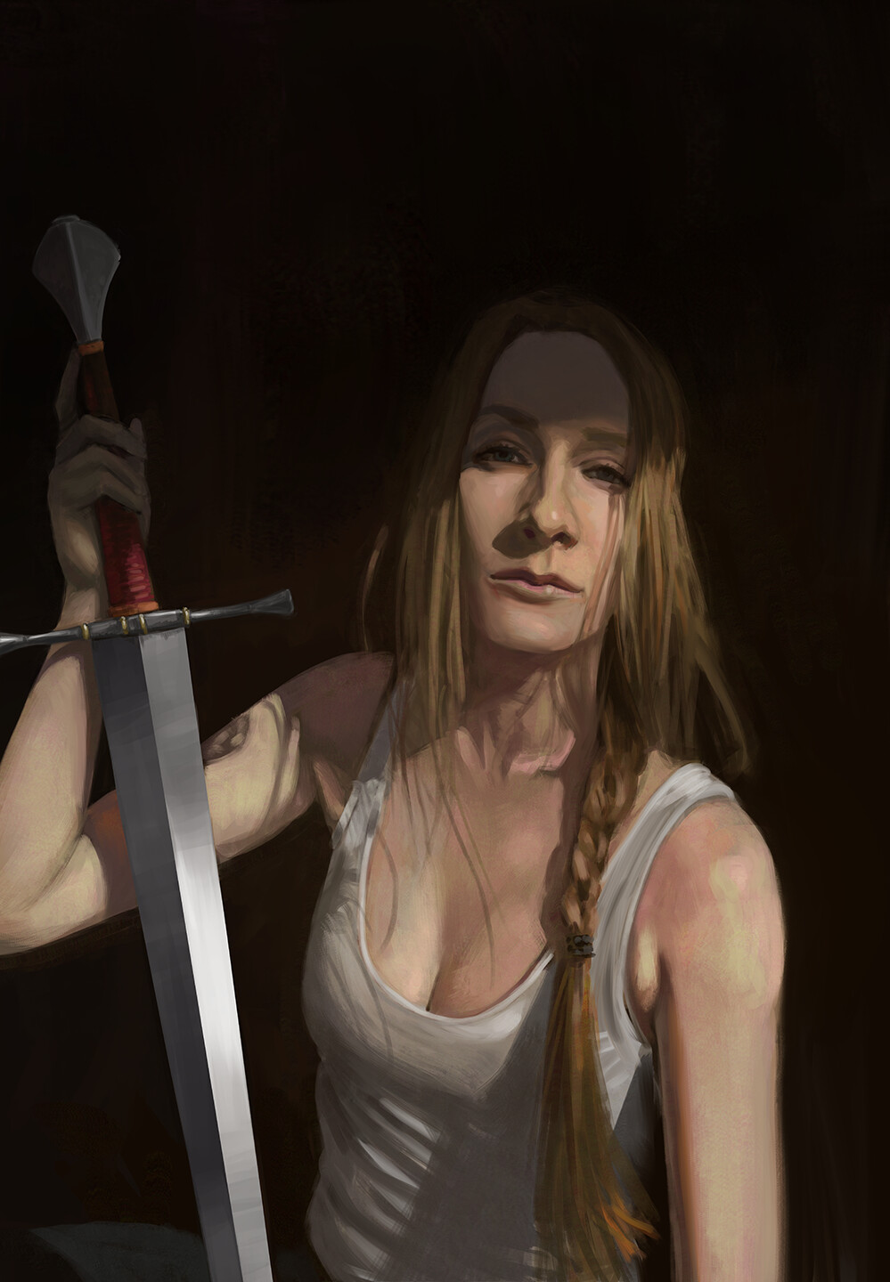ArtStation - Study: woman & sword